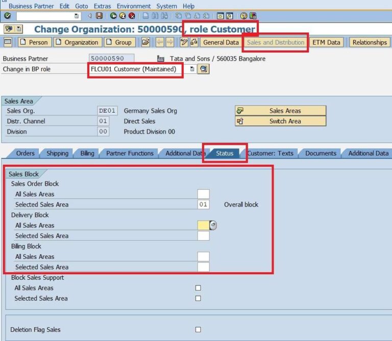 How To Block Business Partner In SAP S/4 Hana - SAPBoost.Com