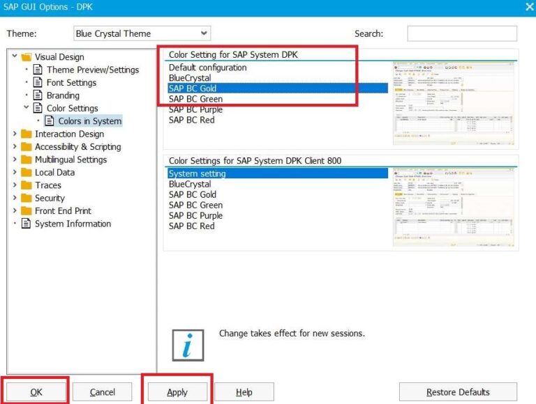 How To Change The Color Of SAP GUI Screen - SAPBoost.Com