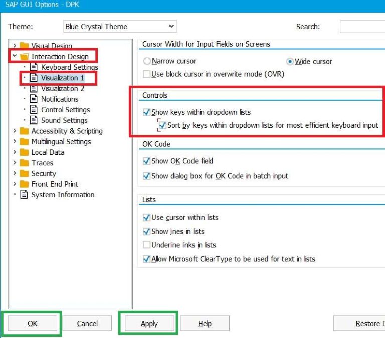 How To Activate Show Keys In SAP Dropdown List - SAPBoost.Com