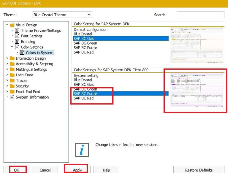 How To Change The Color Of SAP GUI Screen - SAPBoost.Com
