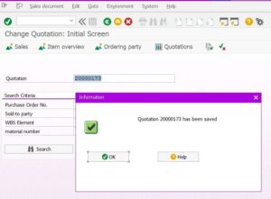 Best Practices For Creation Of Quotation In SAP SD VA21