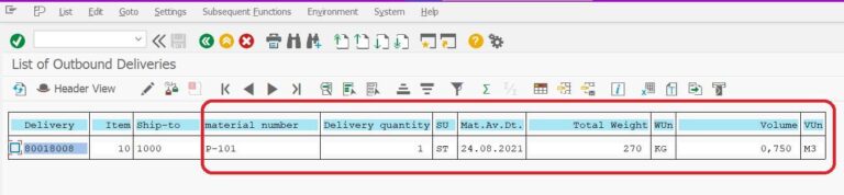 Create Outbound Delivery In SAP SD - SAPBoost.Com