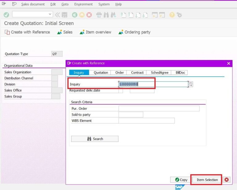Best Practices For Creation Of Quotation In SAP SD VA21