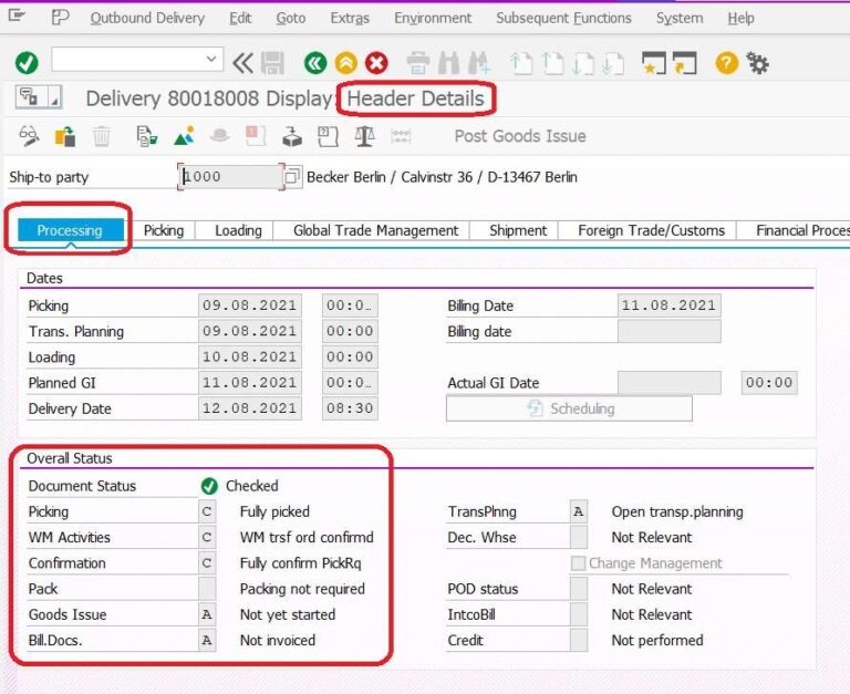 How To Create Transfer Order For Outbound Delivery In SAP - SAPBoost.Com